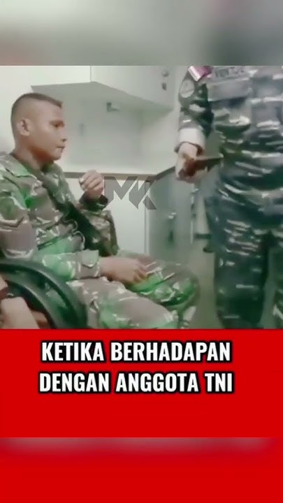 Begini jadinya ketika TNI gadungan bertemu dengan TNI yang asli #vidioshorts #TNI - YouTube