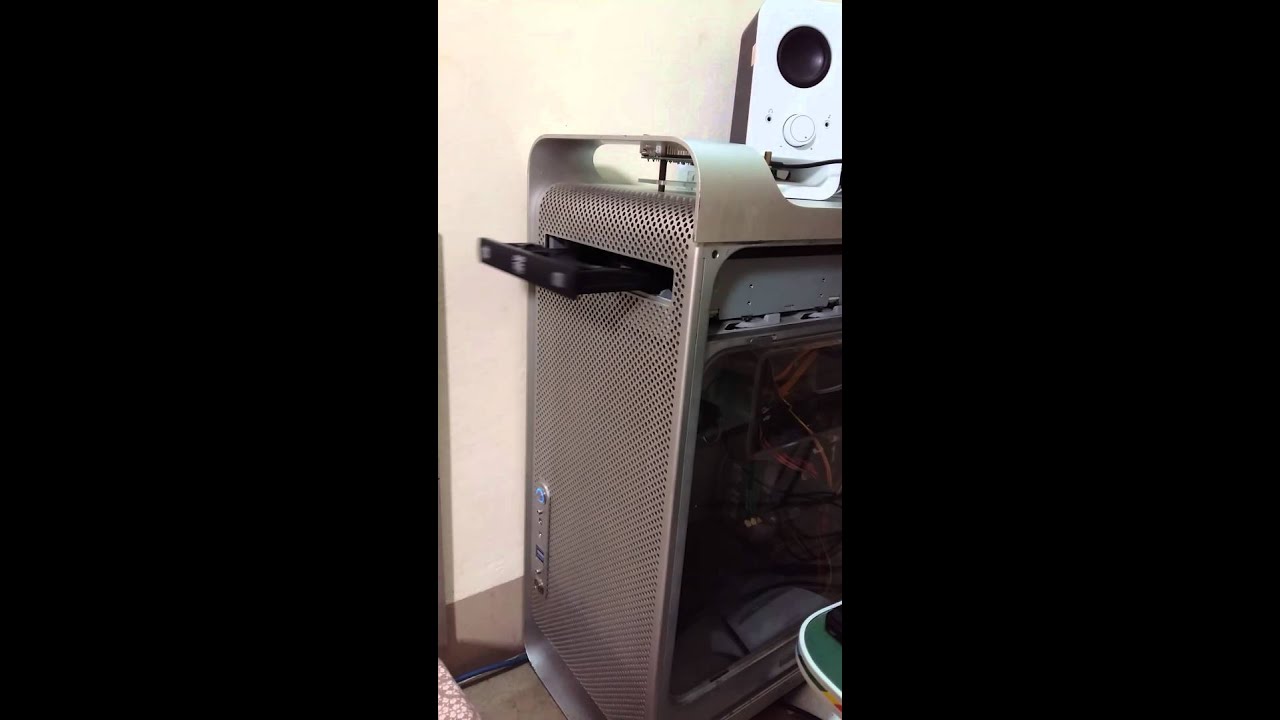 Hackintosh Mac G5 case mod to atx with front usb 3.0 - YouTube