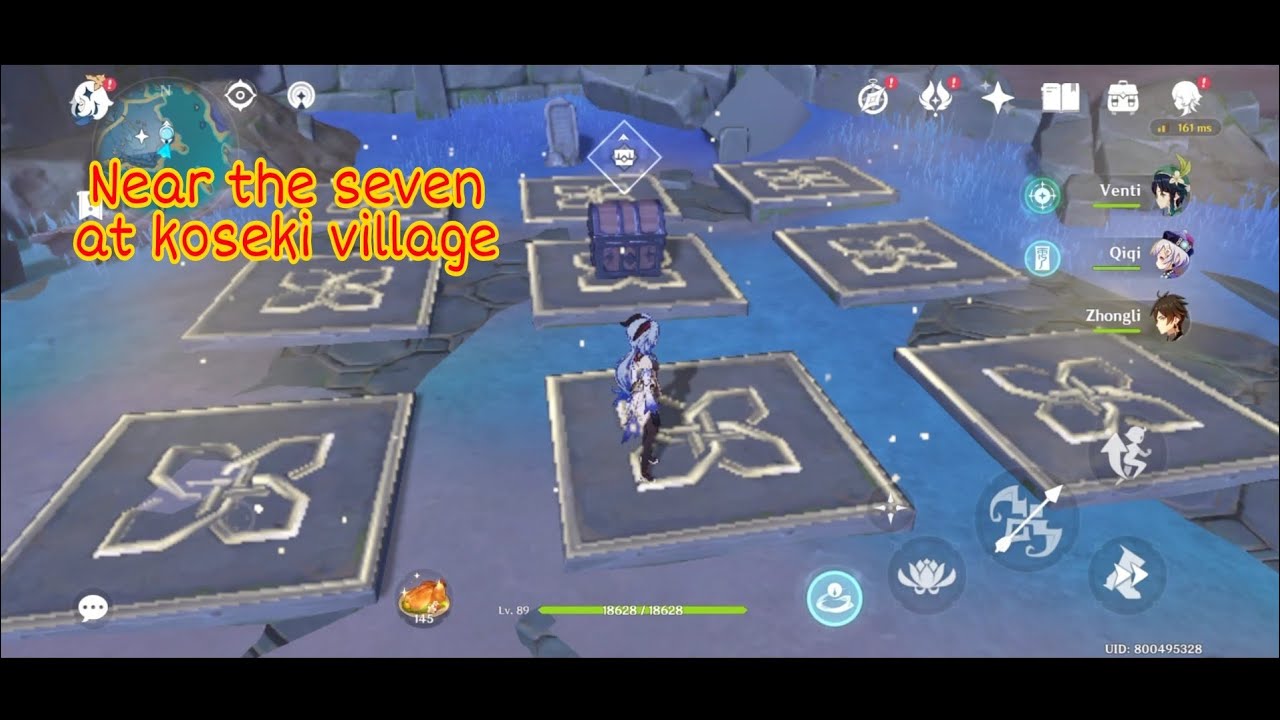 koseki village puzzle | pressure stone plate | Genshin Impact - YouTube