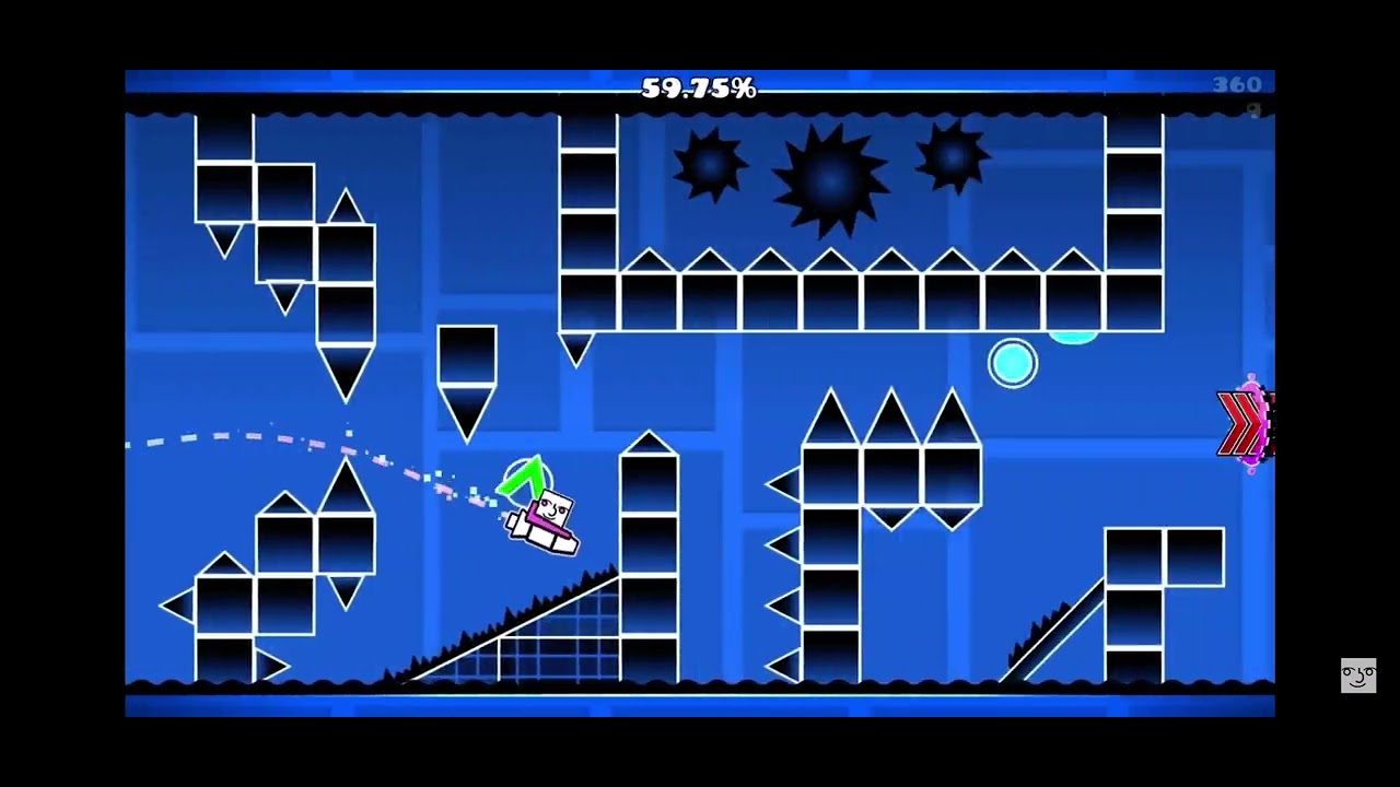Ship experiment geometry dash - YouTube
