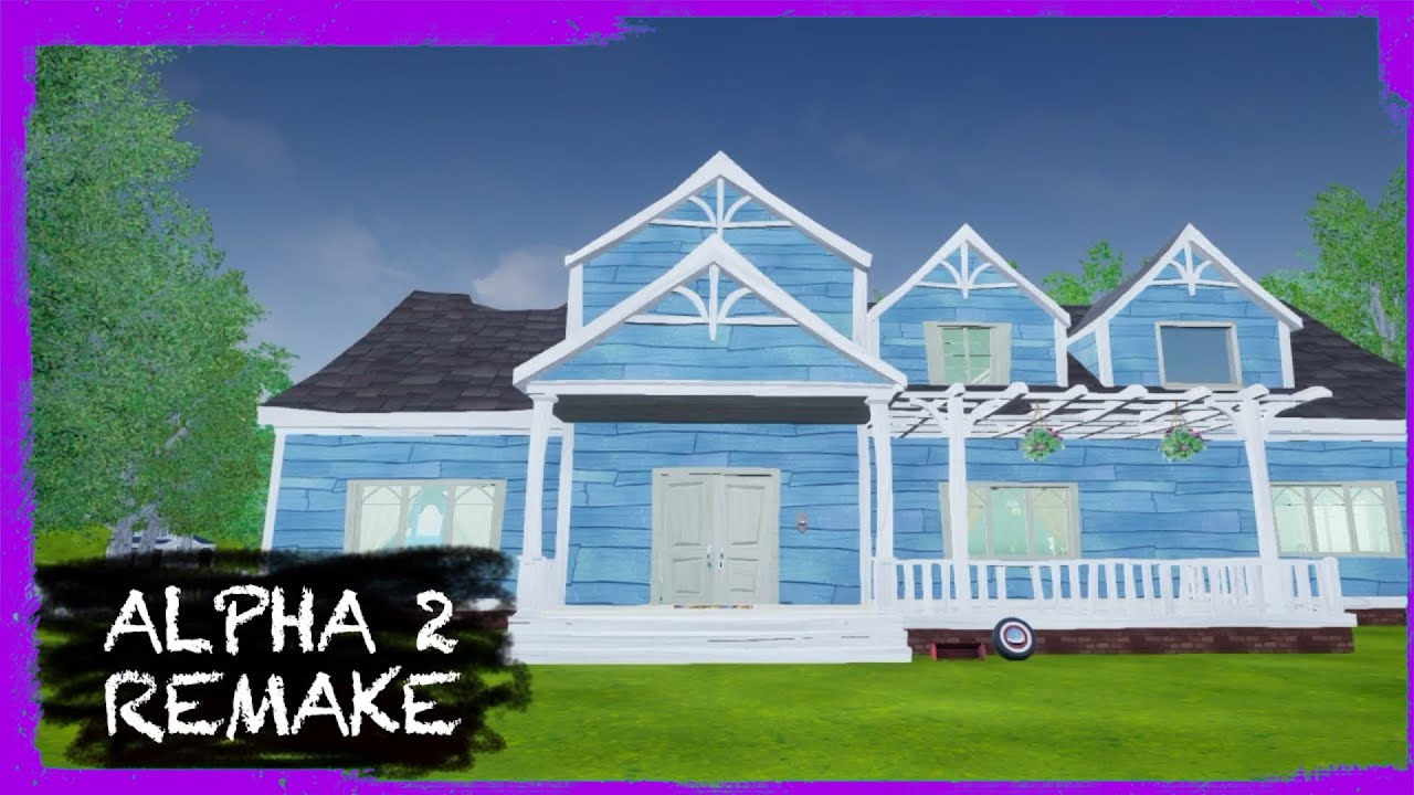 HELLO NEIGHBOR MOD KIT: ALPHA 2 REMAKE - YouTube