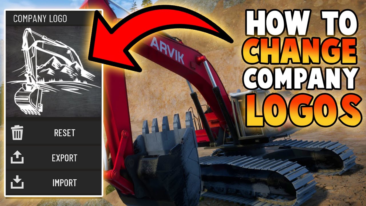 HOW TO - OUT OF ORE - Change Company Logos -2024 CURRENT PATCH - YouTube