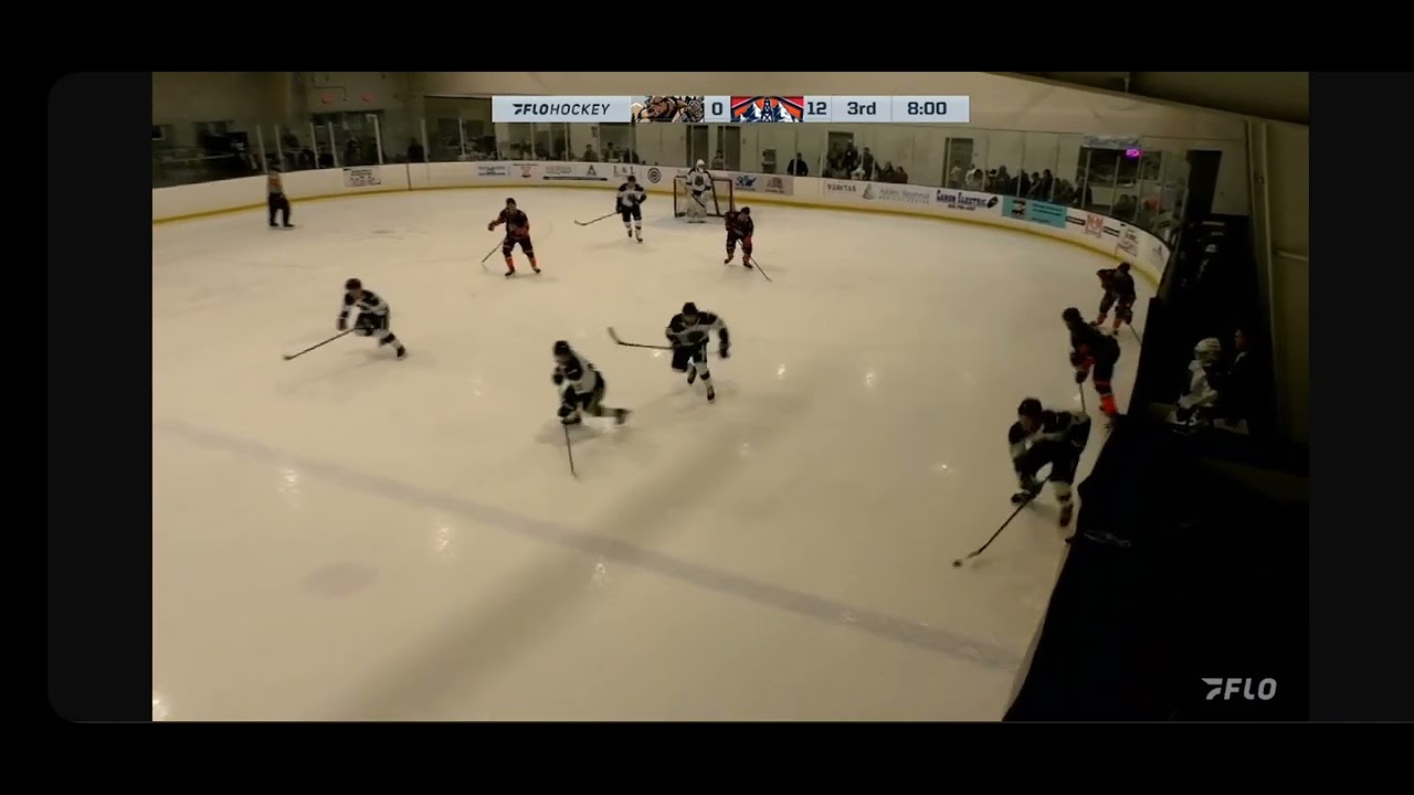 Colorado fighting elk vs Vernal Oilers usphl - YouTube