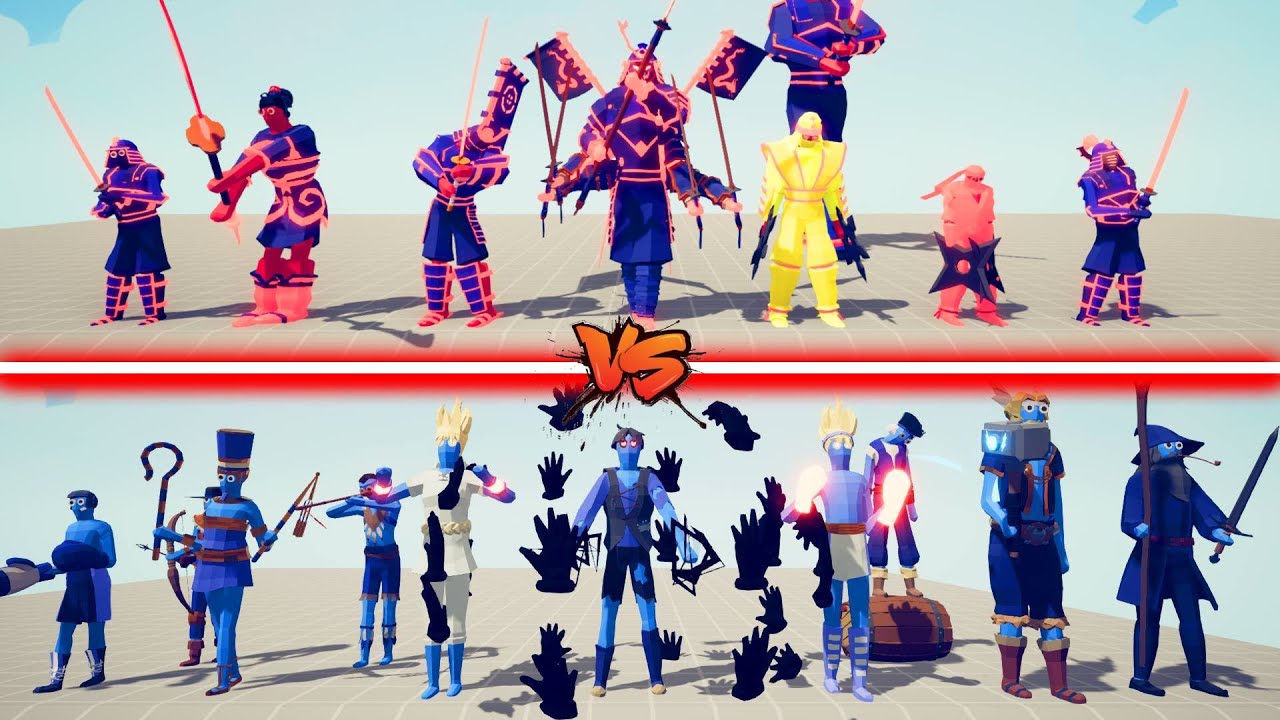 ULTIMATE SAMURAI TEAM vs LEGACY TEAM | TABS - Totally Accurate Battle ...