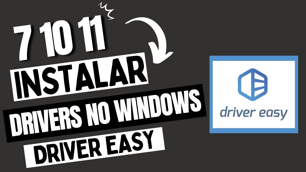 Instalar Driver no Windows 7 10 11 - Driver Easy - YouTube