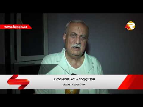 ZAQATALADA AT AVTOMOBIL QEZASINA SEBEB OLDU