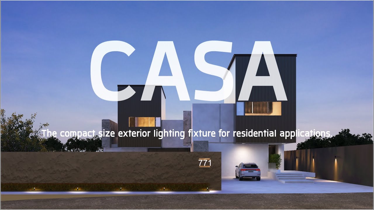 CASA - The compact size exterior lighting fixture for residential ...