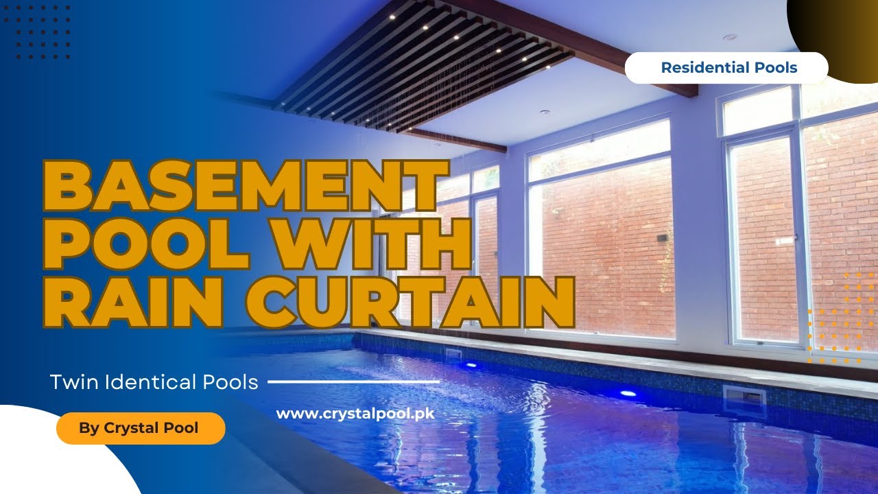 Innovative Twin Pools in DHA Karachi | Rain Curtain Fountain & Mosaic ...