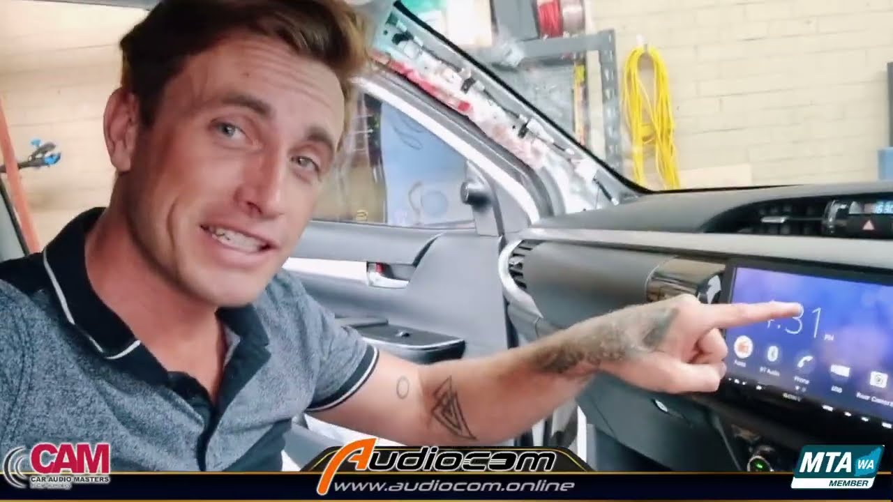 The best SONY audio unit upgrade for Toyota Hilux - YouTube