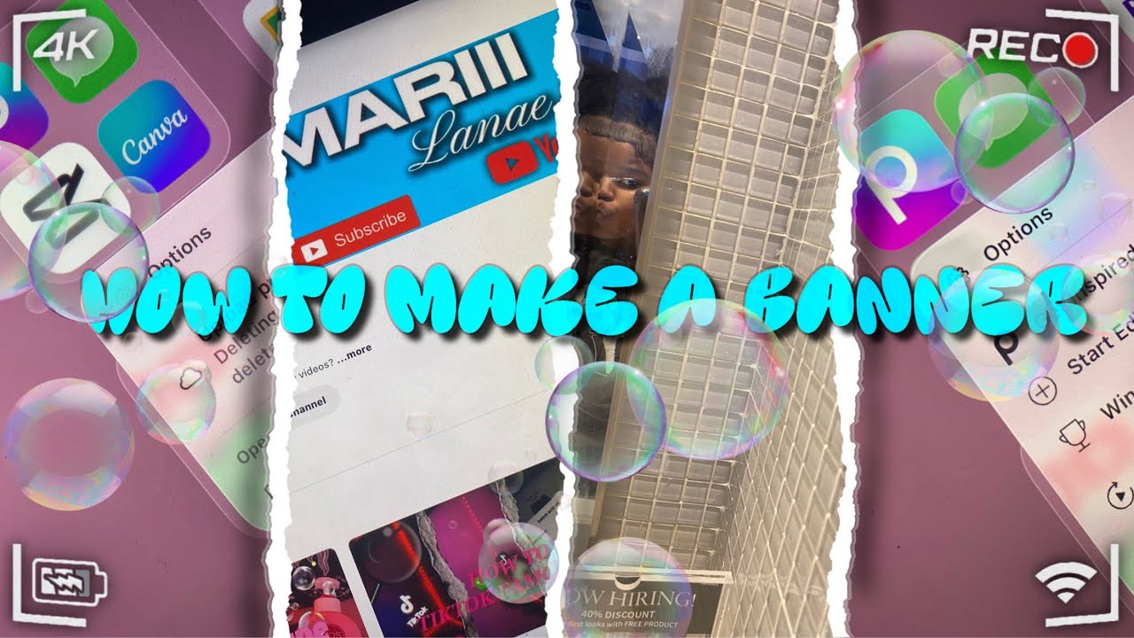 how to make a EASY in depth BANNER using CAPCUT & PICSART 🤗💕! - YouTube