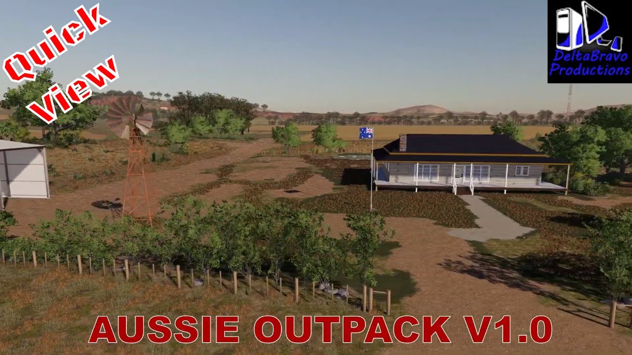 FS19 - AUSSIE OUTBACK V1.0 - Quick View - YouTube