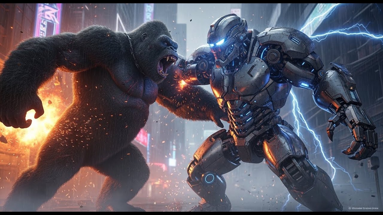 King Kong vs Mecha Kong | Ultimate Robot Battle Begins - YouTube