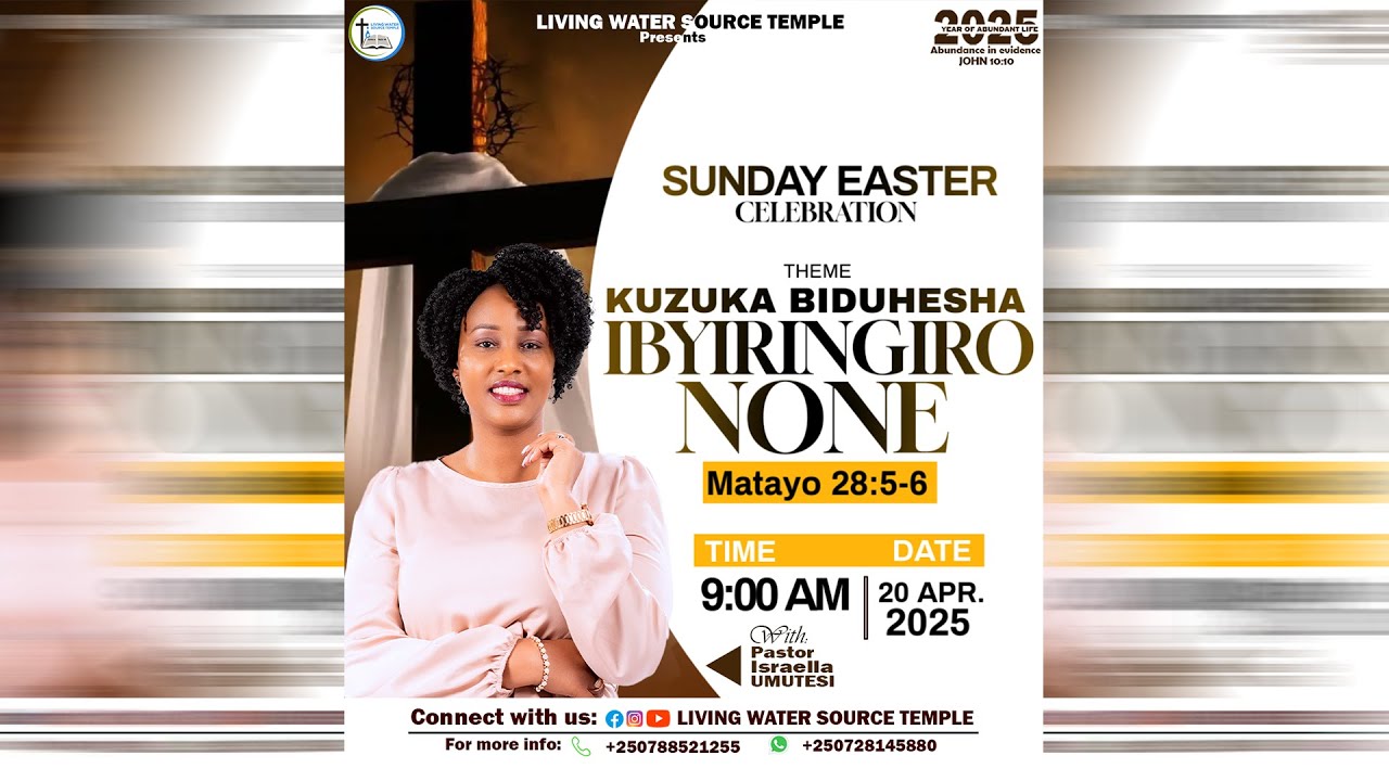🔴LIVE || KUZUKA BIDUHESHA IBYIRINGIRO NONE // WITH PASTOR ISRAELLA ...