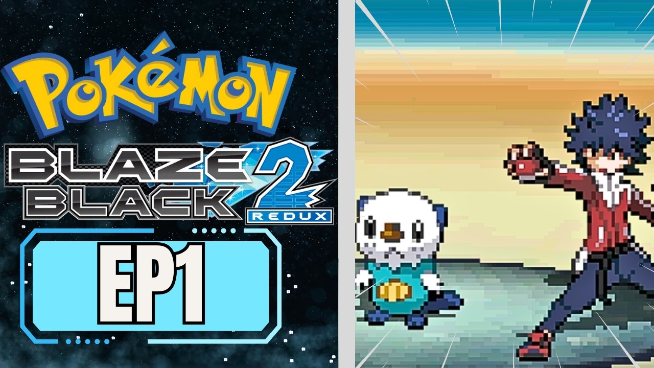 INSANE Starting Team... | Pokémon Blaze Black 2: Part 1 - YouTube