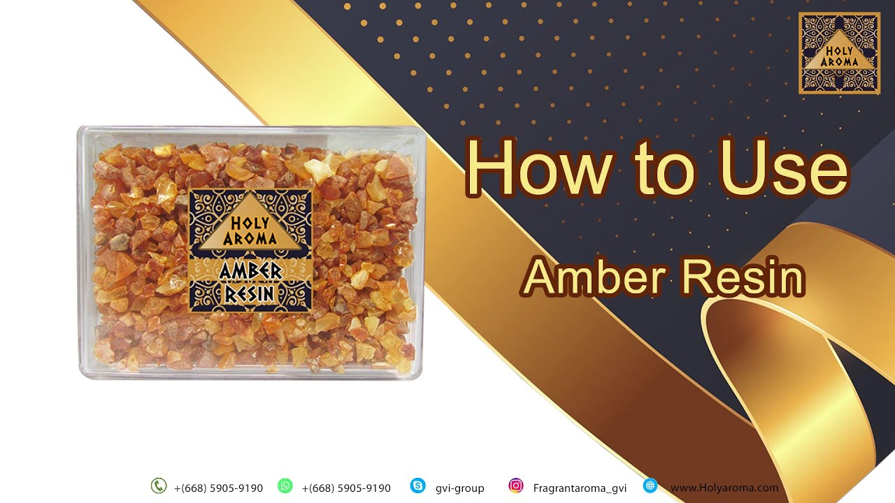 How to Use Baltic Amber Resin - YouTube