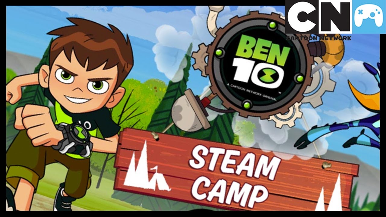 Ben 10 Games | Steam Camp App Gameplay | Cartoon Network Games - YouTube