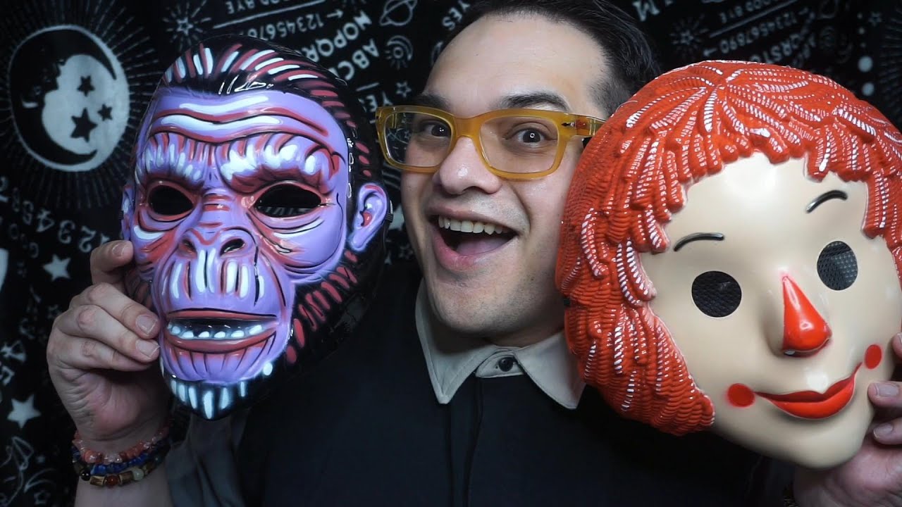 Spirit Halloween Vintage Masks - YouTube
