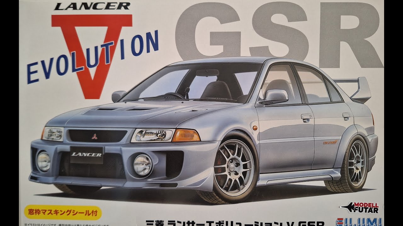 Mitsubishi Lancer evo 5 Fujimi 1/24 Part-1 - YouTube