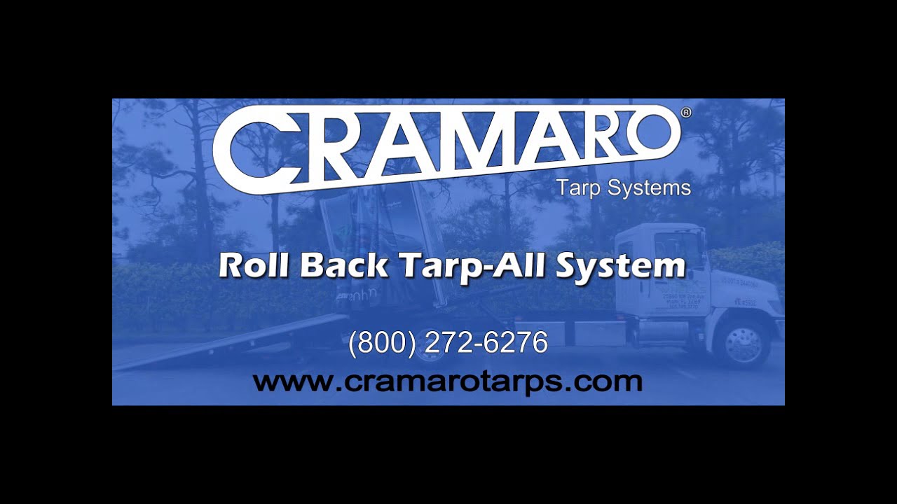 Cramaro Roll Back Tarp All System - YouTube