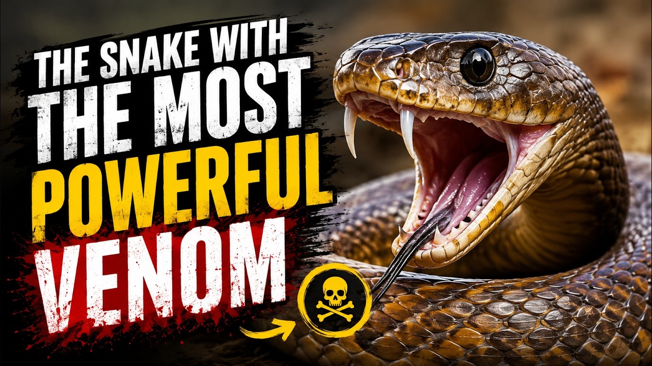 The Snake With the Most Powerful Venom 🐍 | Nature's Deadliest Predator ...