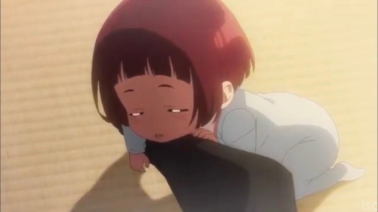 Baby Yaeka sleeps on Tooru's legs ~ The Yakuza's Guide to Babysitting ...