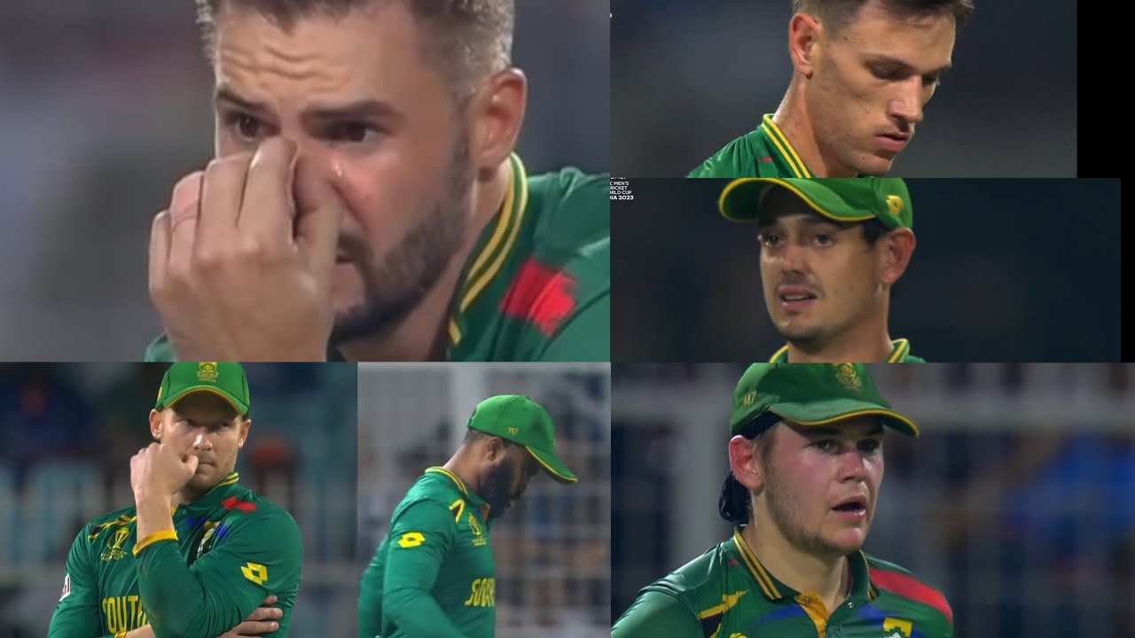 Markram , miller , De kock And whole south africa Team crying badly ...
