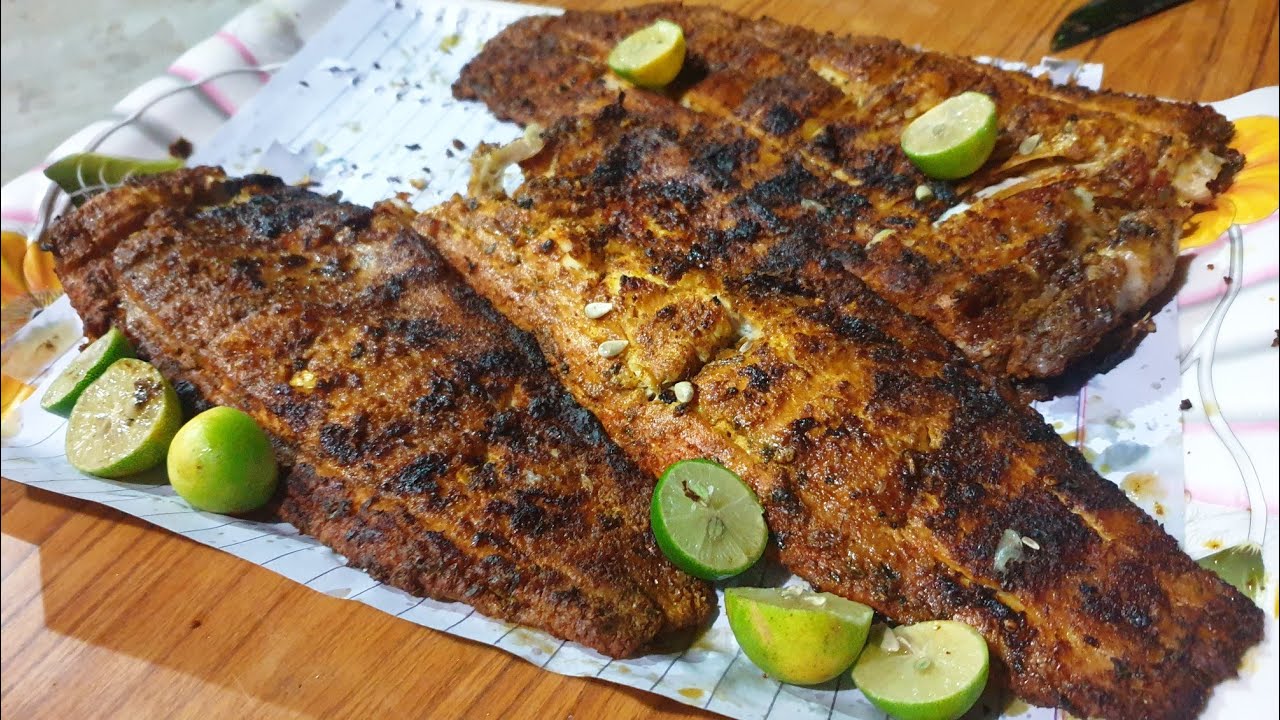 Grilled Fish/Fish B.B.Q/Spicy Grilled Fish/سردیوں کا تحفہ گرل فش/ By ...