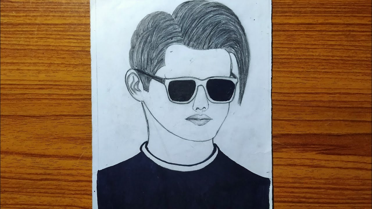 Draw no..11/How to draw a young man# the young man draw step by step # ...