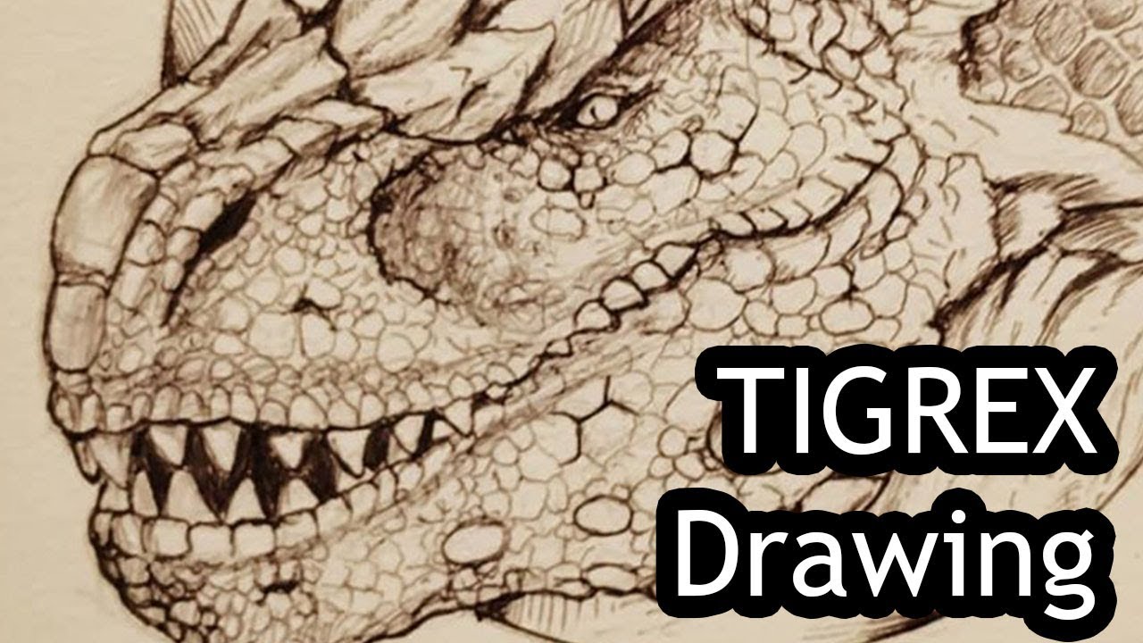TIGREX Timelapse Drawing - YouTube