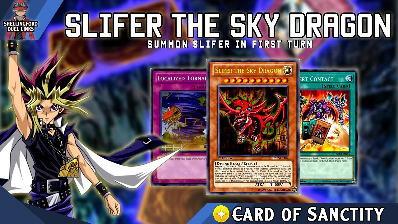 Original Slifer The Sky Dragon Card