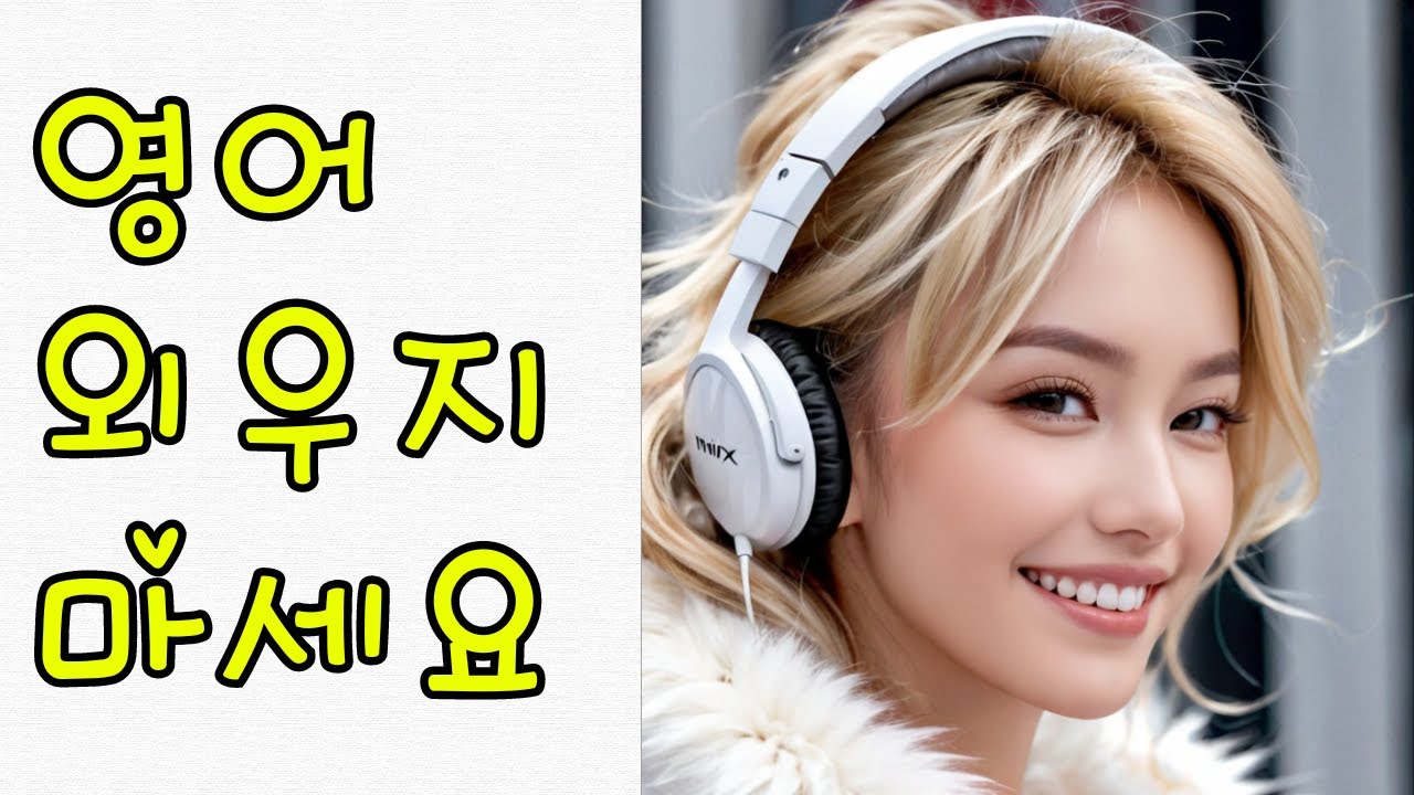 영어 외우지 마세요 계속 들으면 당신의 영어가 성장합니다 영어 회화 흘려듣기 기초 영어 반복 학습 연속 듣기 자주 쓰는 영어 매일 조금씩 꾸준히