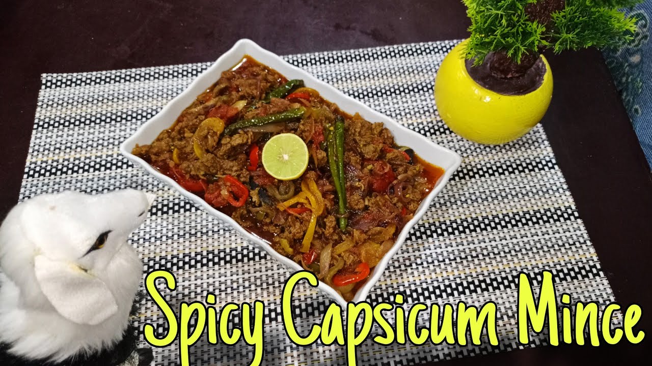 Spicy Capsicum Mince Recipes By FARIMAN COOKING |Easy and Simple |Eid ...