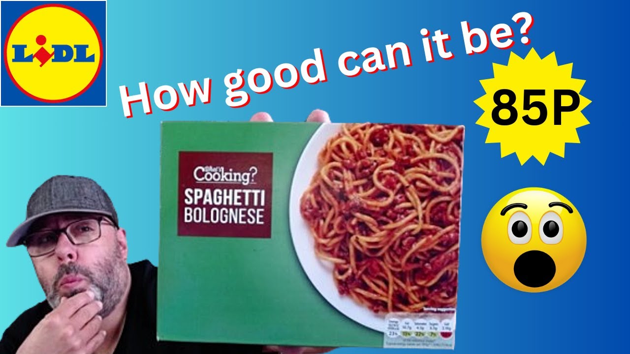 LIDL | SPAGHETTI BOLOGNESE | FOOD REVIEW - YouTube