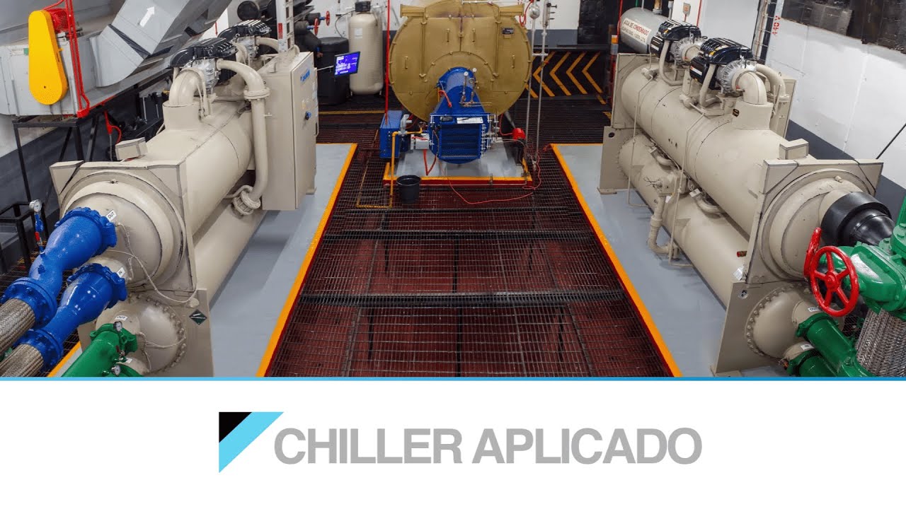 Chiller Doble Compresor Aplicado - YouTube