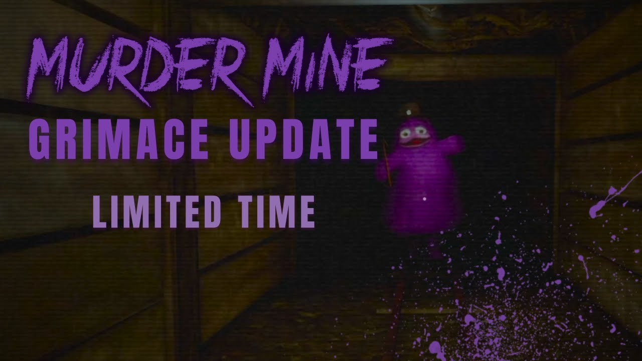LIMITED TIME MURDER MINE 'GRIMACE' UPDATE | Roblox - YouTube