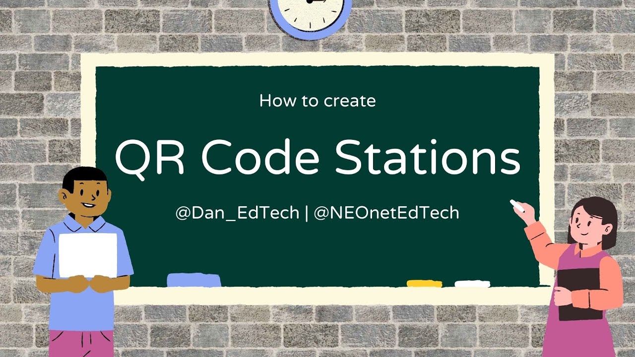 How to Make QR Code Station Rotations - YouTube