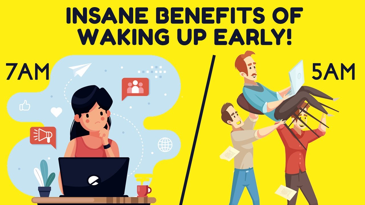 Insane Benefits of Waking up Early, and How to Do It | 5:00 am Club ...