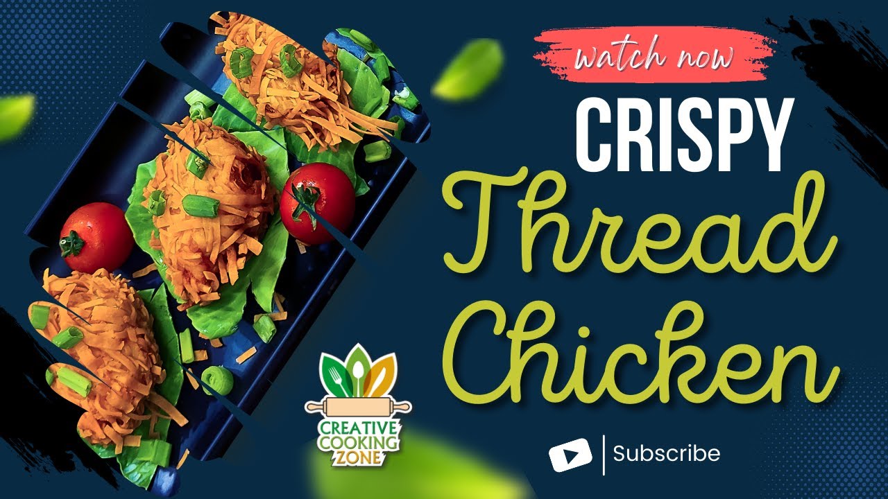 Crispy Thread Chicken Recipe | Thread Chicken Bites | Make And Freeze ...