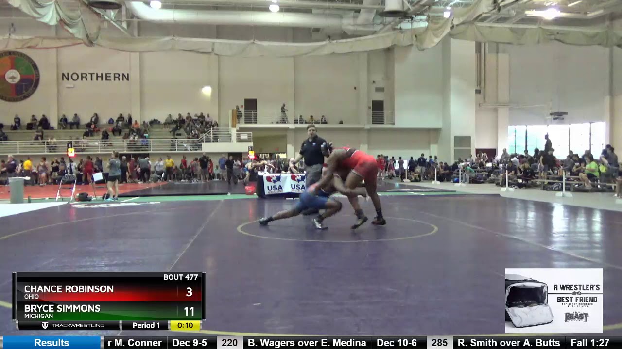 16U 220 Chance Robinson Ohio Vs Bryce Simmons Michigan - YouTube