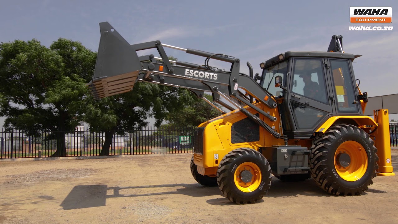 Escorts DigMax II Backhoe Loader - YouTube
