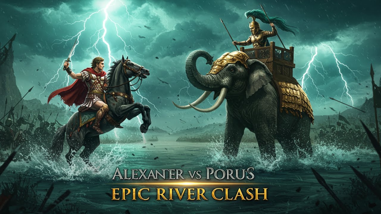 Battle of Hydaspes 326 BC – Alexander vs King Porus in India - YouTube