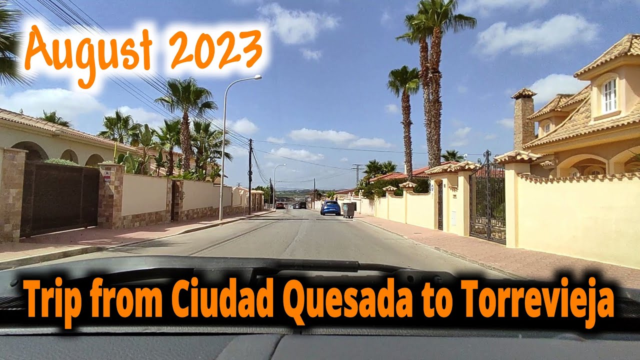 Trip 🚕 from 🌴 Ciudad Quesada to 🏖 Torrevieja. August 2023 🇪🇸 #travel #trip #road #spain # ...