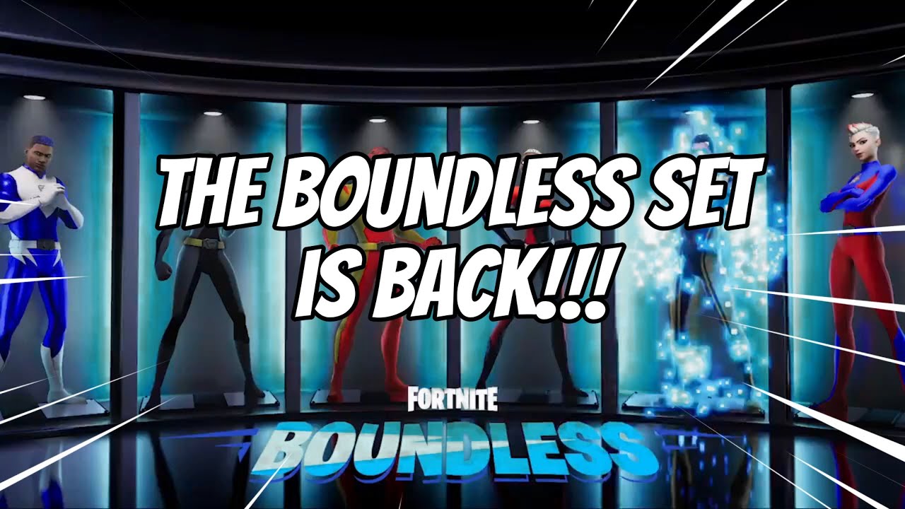 Fortnite The Boundless Set Skins is BACK in the Item Shop - YouTube