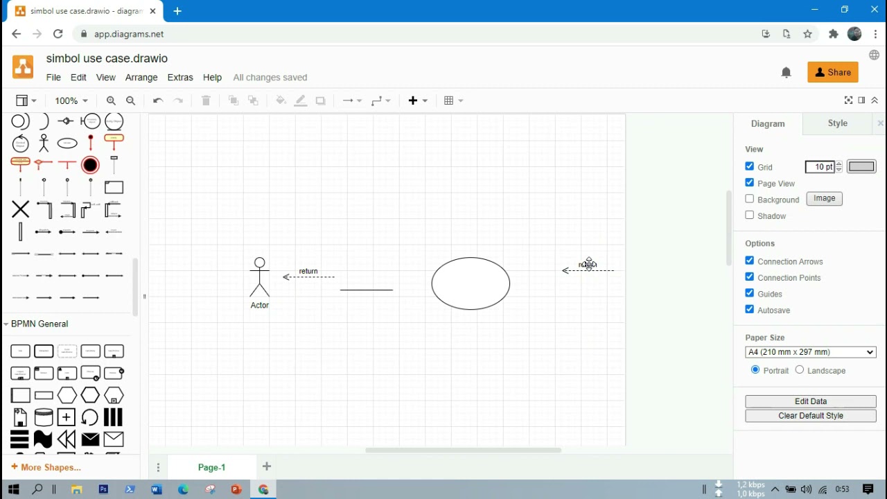 Simbol pada Use Case Diagram yang Benar - YouTube