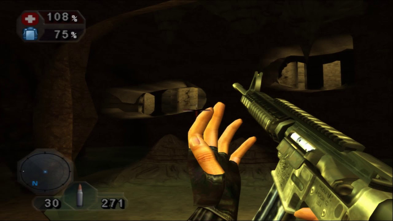 Fugitive Hunter (PS2) walkthrough - Catacombs - YouTube