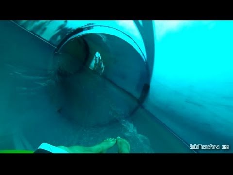 [HD] Tiki Falls Water Slide - Six Flags Hurricane Harbor Water Slide ...