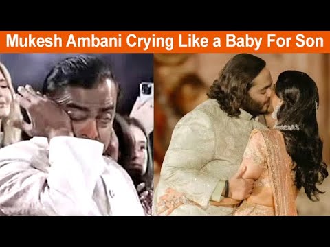 Mukesh Ambani Crying Like a Baby at Son Anant Ambani Wedding - Unseen Video - YouTube