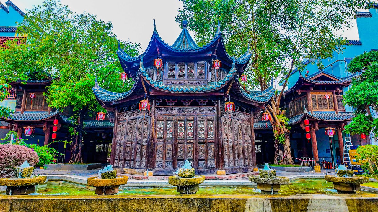 Traditional Chinese art and culture district, Shenzhen Bantian Handmade ...