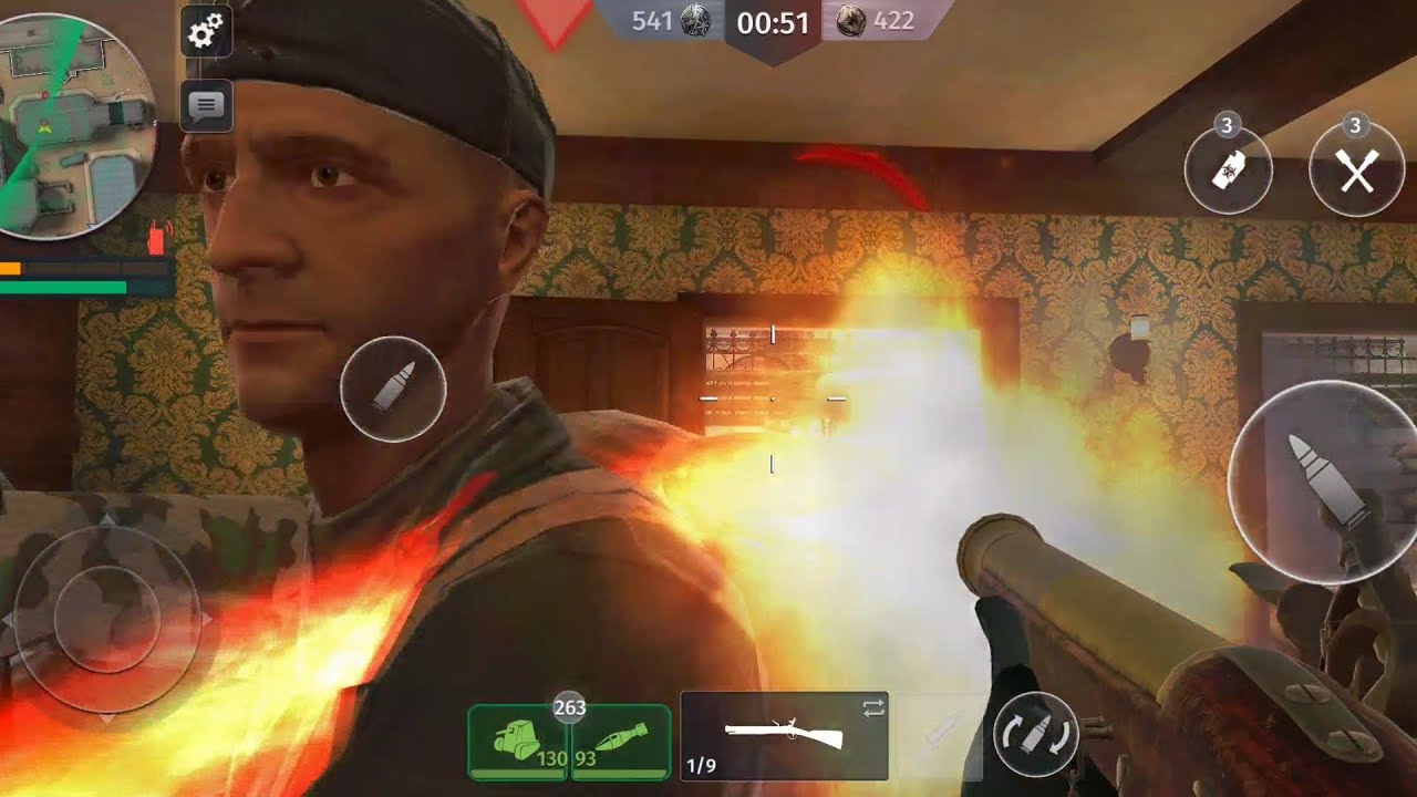 World War 2 Battle Combat Clan War tournament iOS Android Epic Gameplay ...