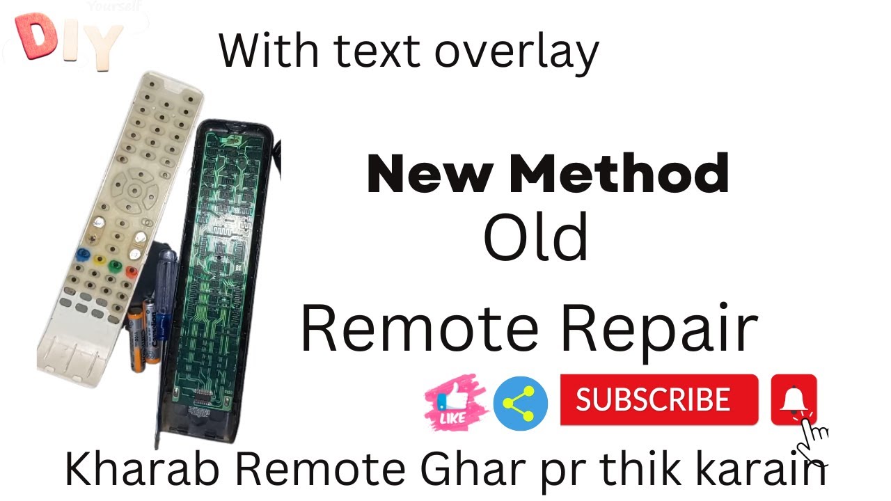 How to repair any remote control easily at home in 3 minutes | The ...